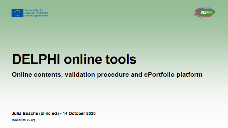 Final Conference Documentation Delphi Eu Project